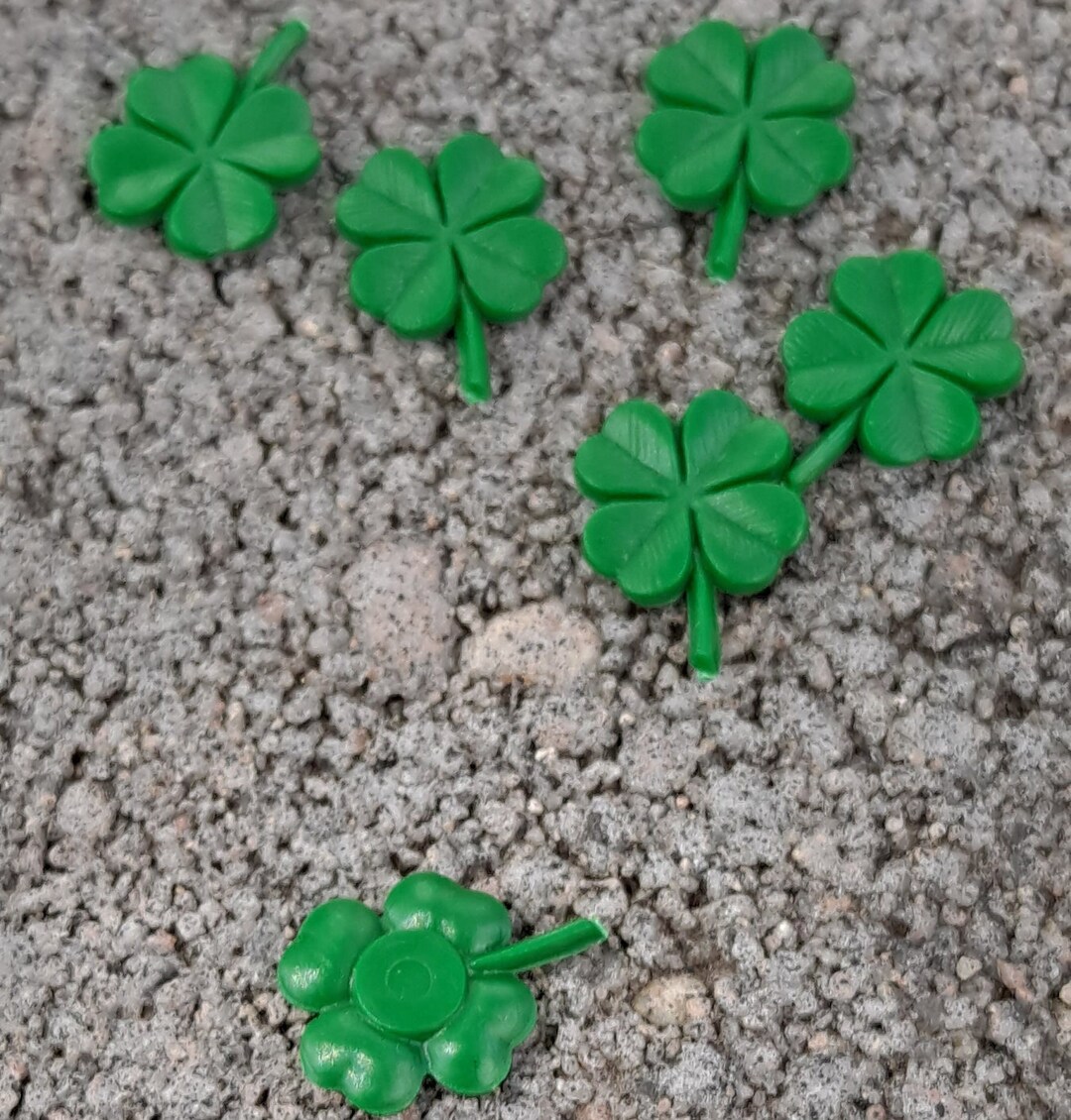 Vintage Mini Miniature Four 4 Leaf Clovers Western 4H Christmas Advent ...