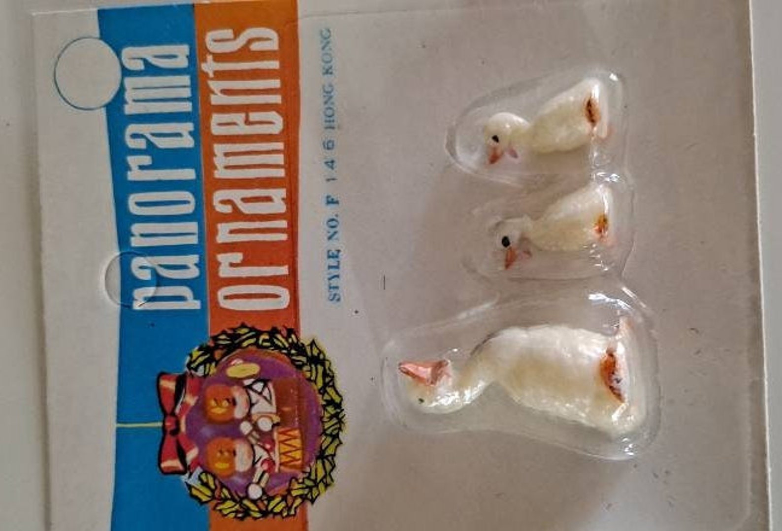 Vintage NOS Micro Minis Miniature Goose Goslings Geese - Etsy