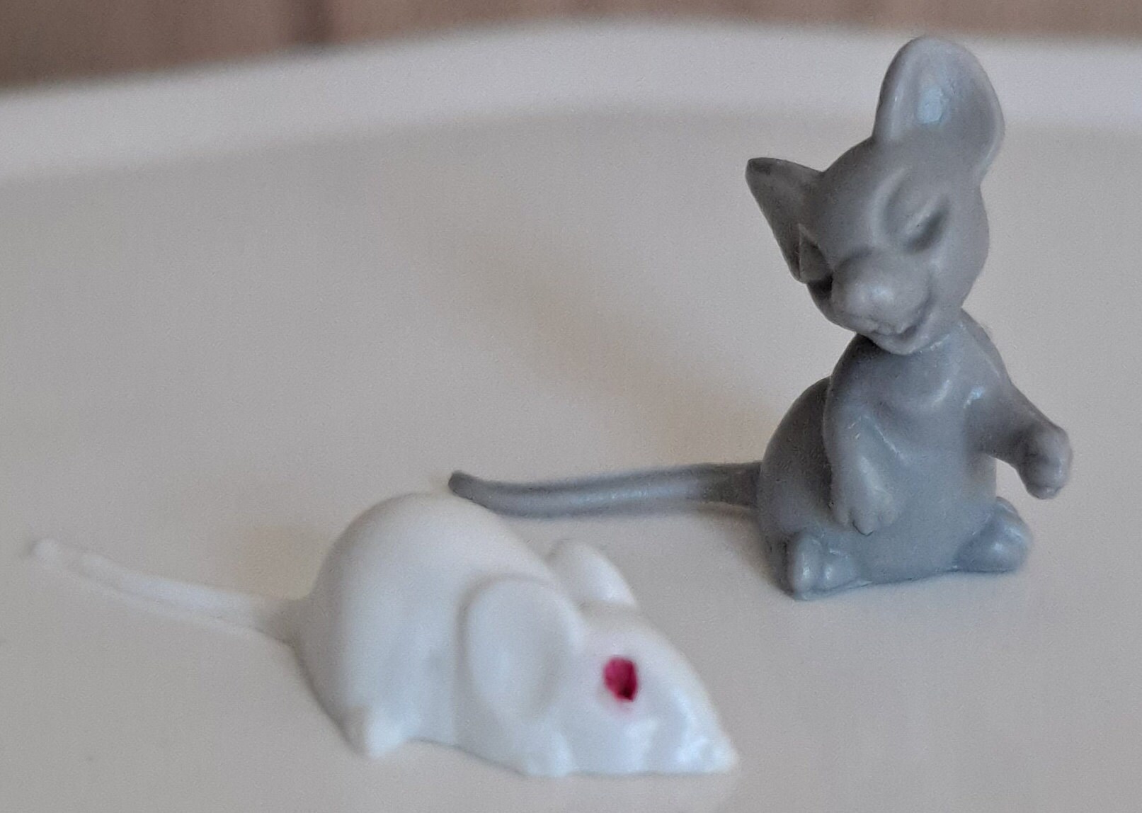 Micro Mini Miniature Standing Happy Mouse, Mice, Craft, Toy, Diorama ...