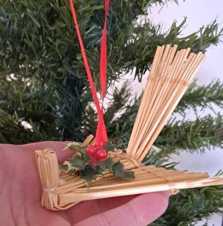 Scandanavian Straw Birds Doves Ornaments - Etsy