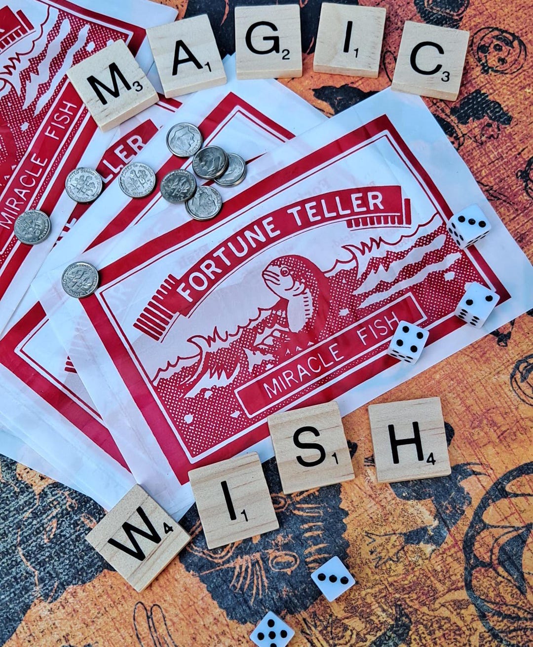 Retro Magic Fortune Telling Fish 12pcs - Etsy