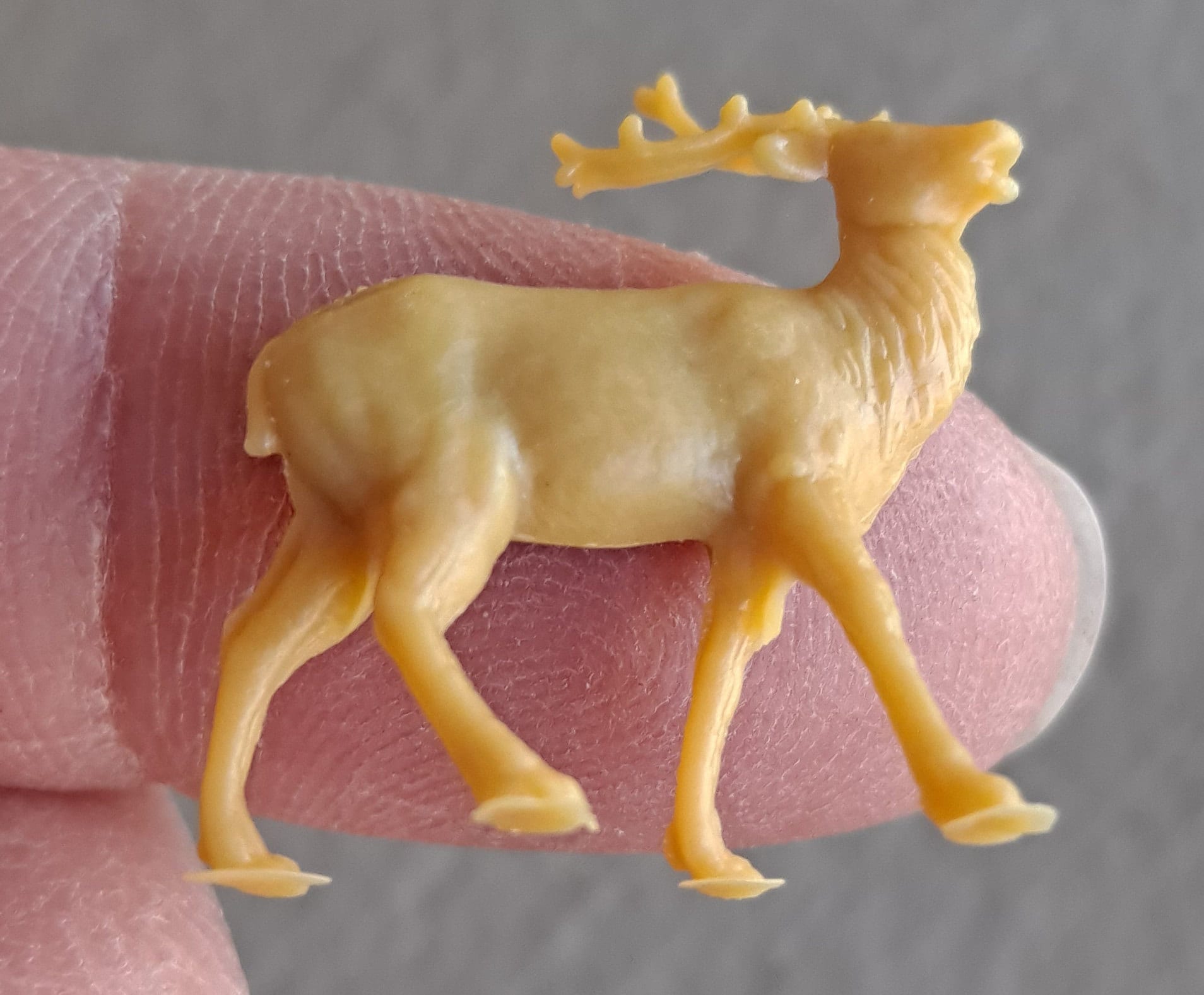 Vintage Mini Miniature Antelope Reindeer Deer Christmas Advent Snow ...