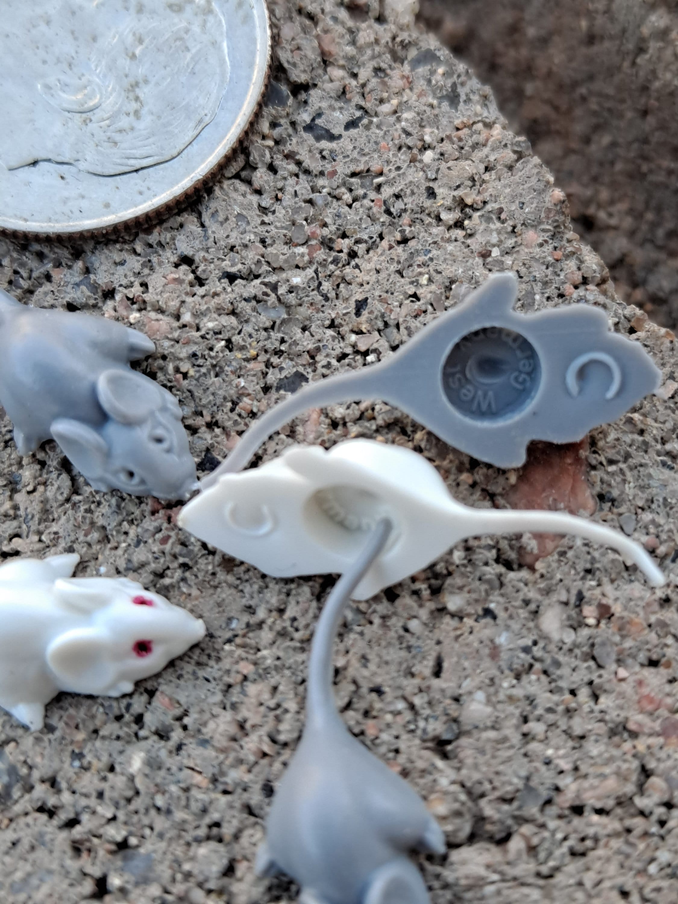 Micro, Mini, Miniature Mice, Mouse, Craft, Toy, Diorama, Christmas ...