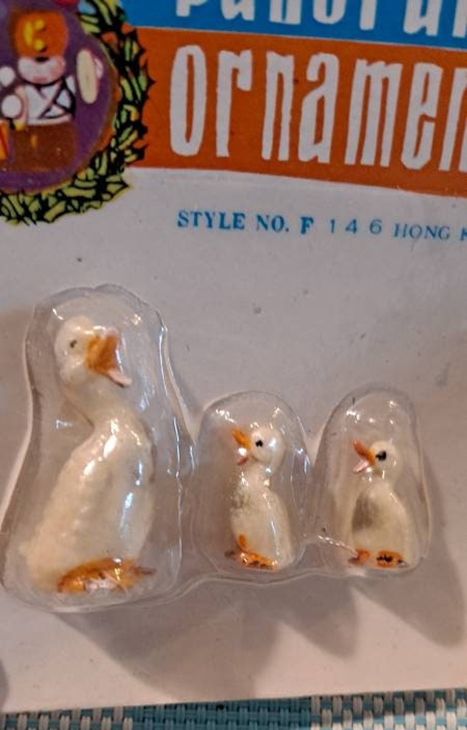 Vintage NOS Micro Minis Miniature Goose Goslings Geese - Etsy