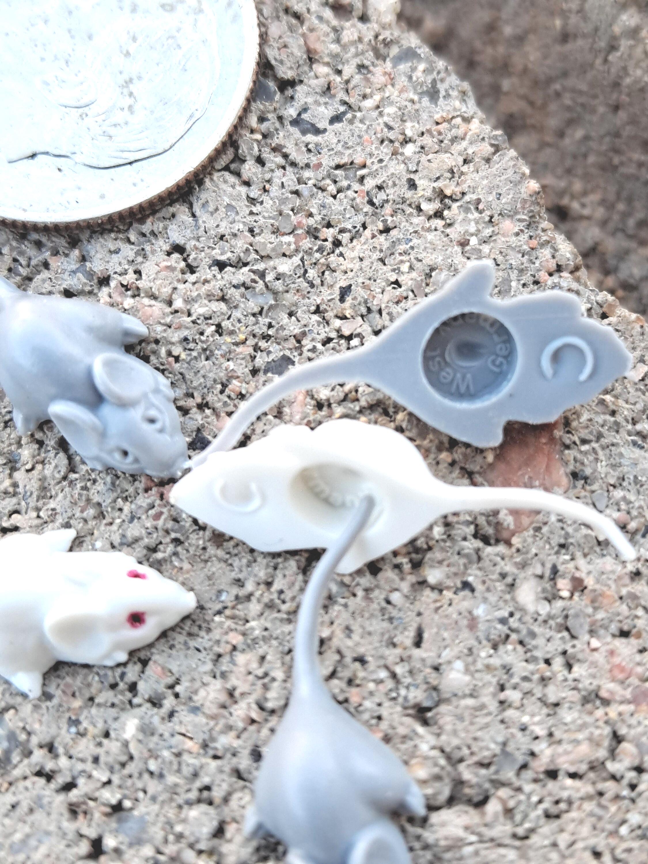 Micro, Mini, Miniature Mice, Mouse, Craft, Toy, Diorama, Christmas ...