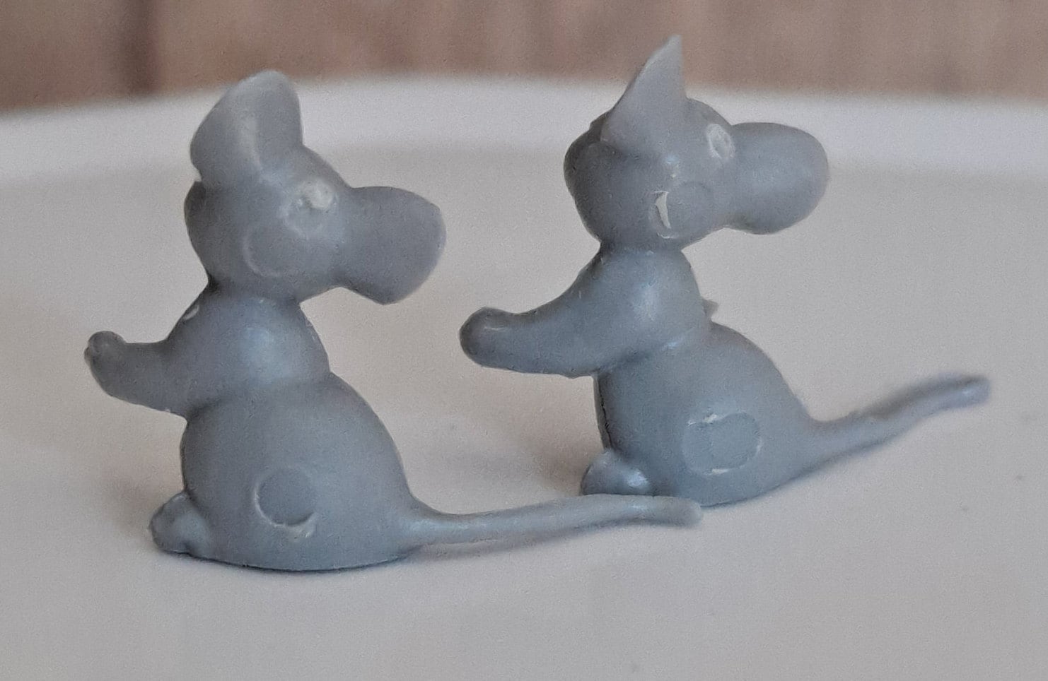 Micro Mini Miniature Standing Happy Mouse, Mice, Craft, Toy, Diorama ...