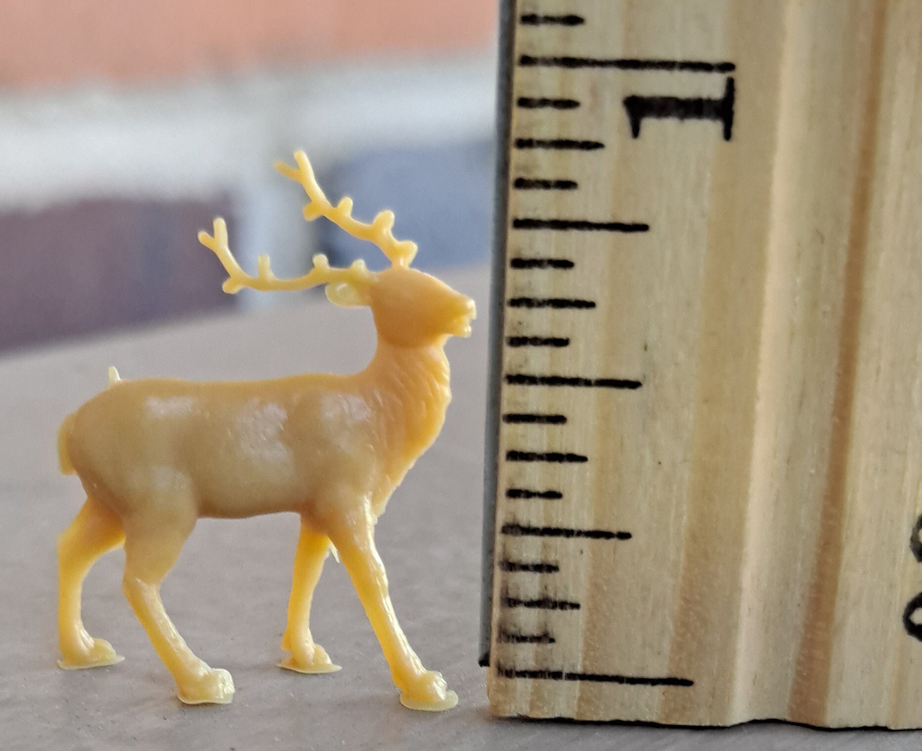 Vintage Mini Miniature Antelope Reindeer Deer Christmas Advent Snow ...