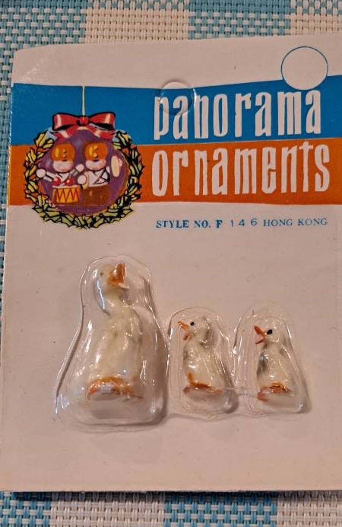 Vintage NOS Micro Minis Miniature Goose Goslings Geese - Etsy