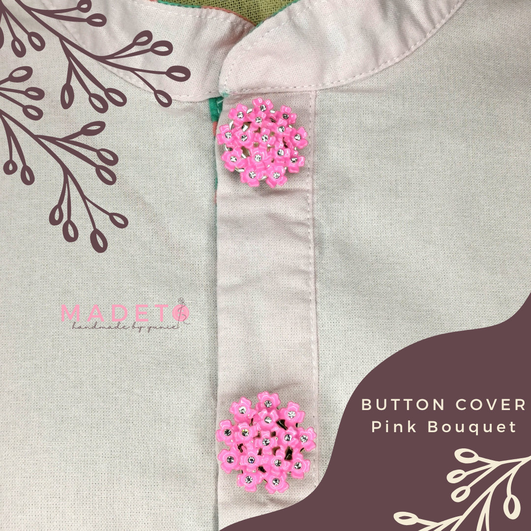 Clip on Button Cover Button Accessories Button Glam up 1 Pair set of 2 ...