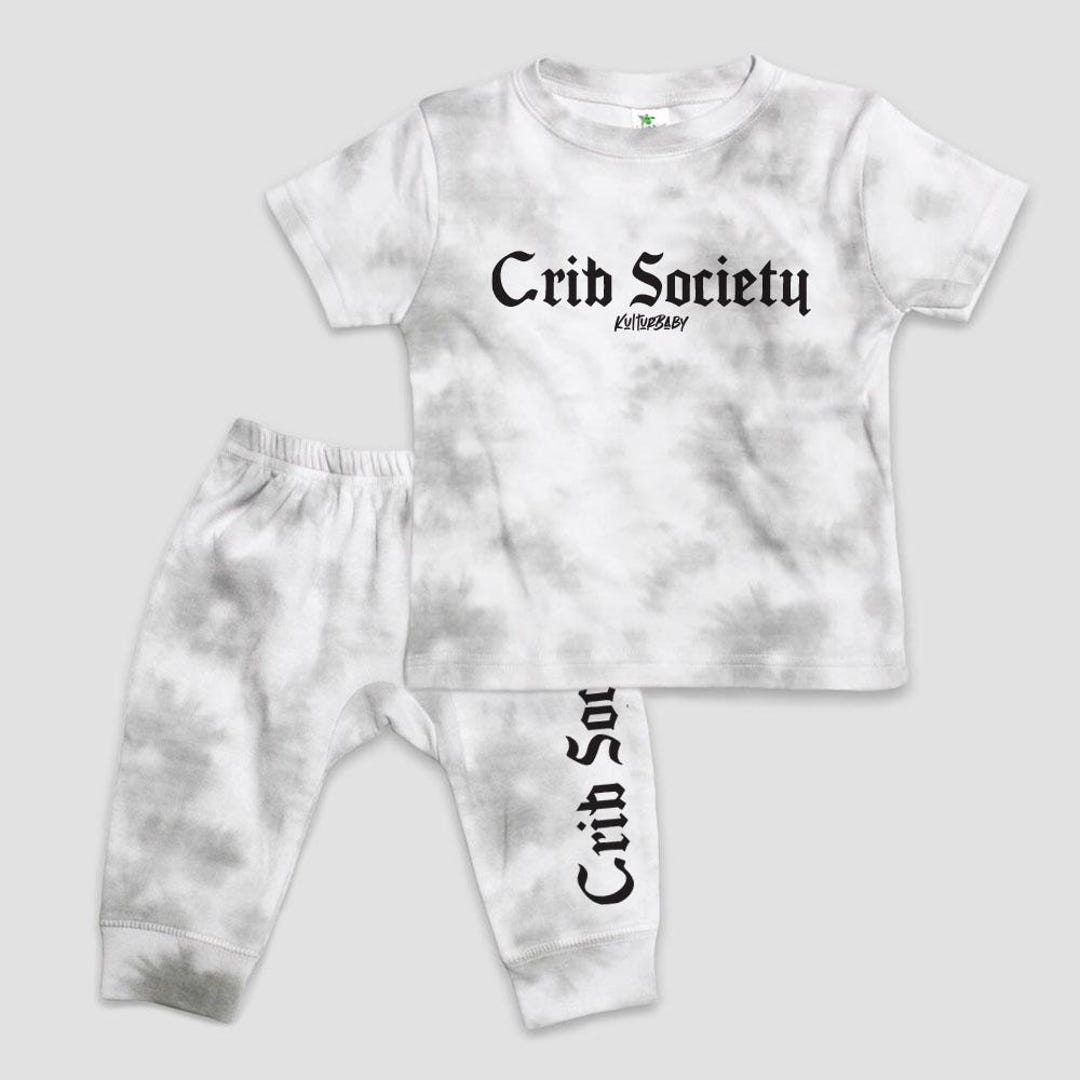 Baby Jogger Set | Crib Society T-shirt & Pants, Unisex - Etsy