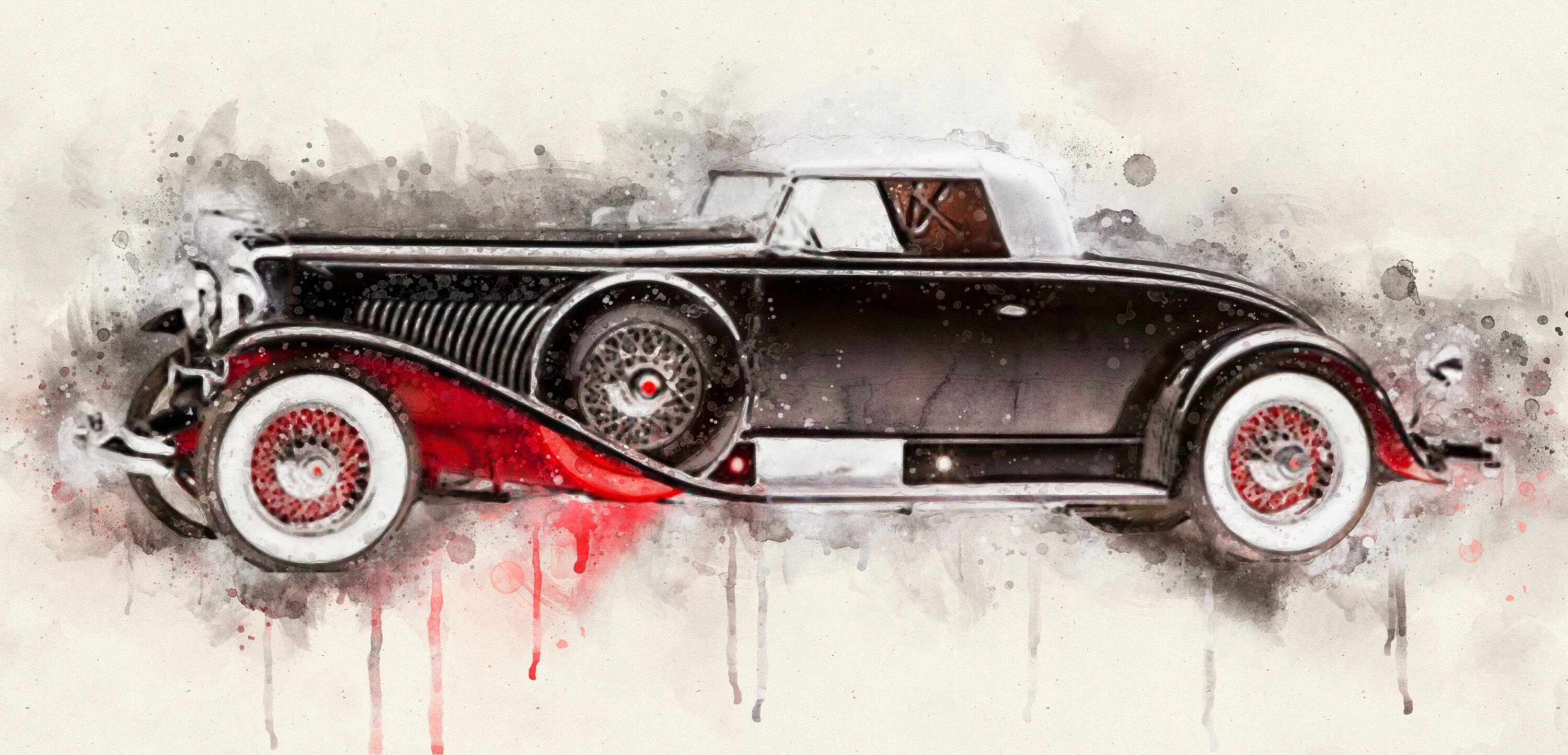 Custom Car Portrait Car Portrait From Photo Father's Day - Etsy