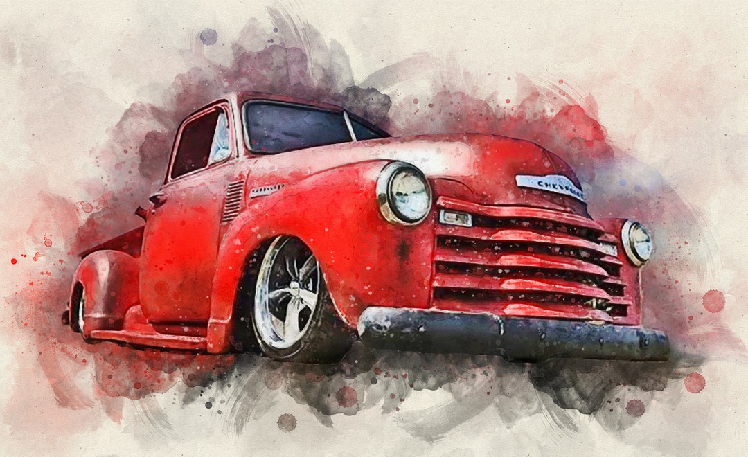 Personalized Gift for Car Enthusiast, Custom Car Portrait, Father's Day ...