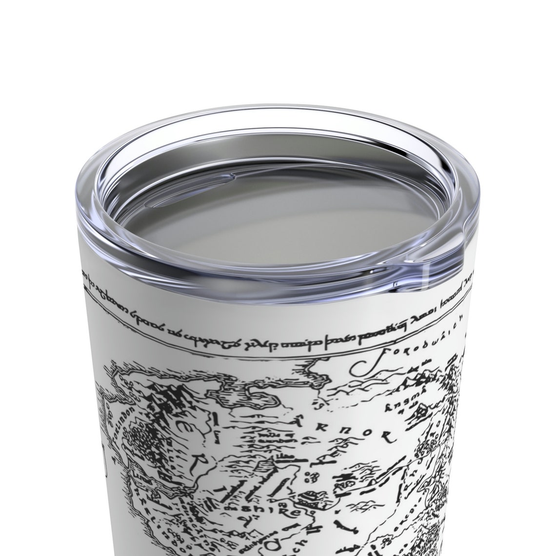Middle Earth Map Tumbler 20oz Lord of the Rings Gift LOTR - Etsy