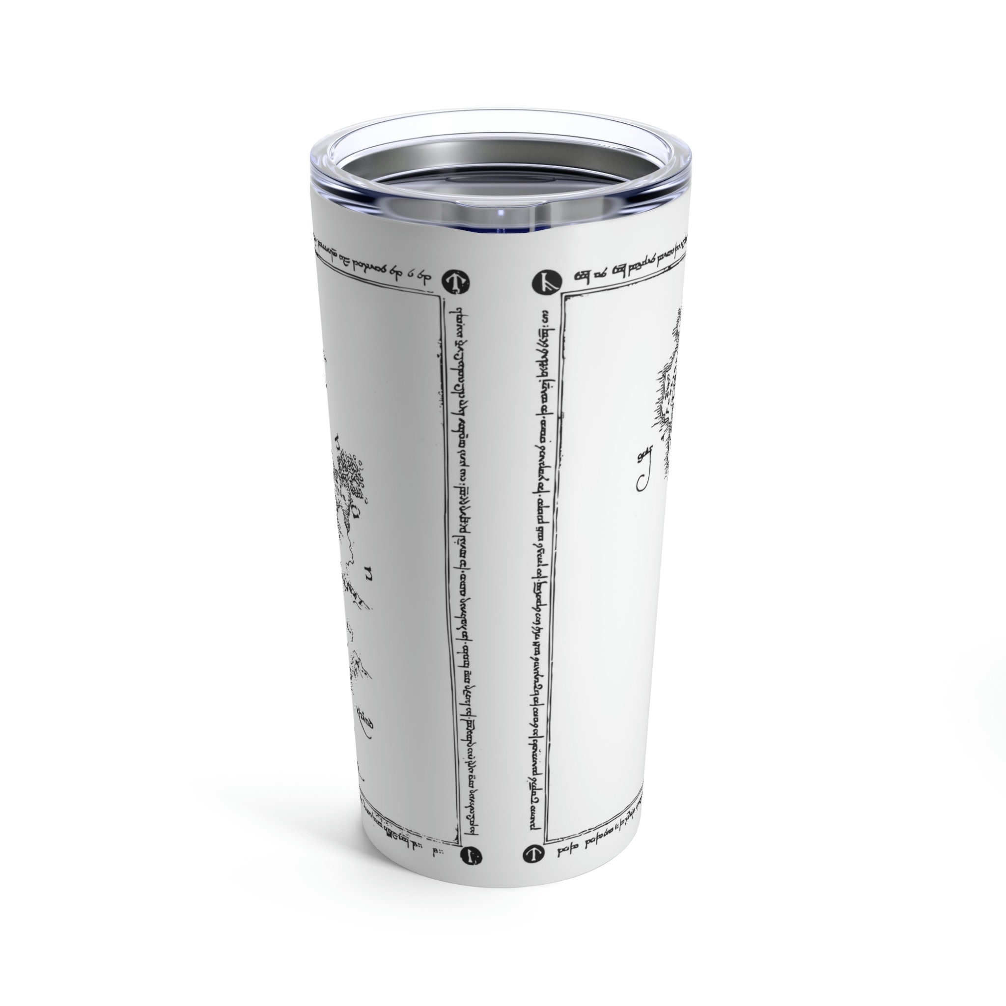 Middle Earth Map Tumbler 20oz Lord of the Rings Gift LOTR - Etsy