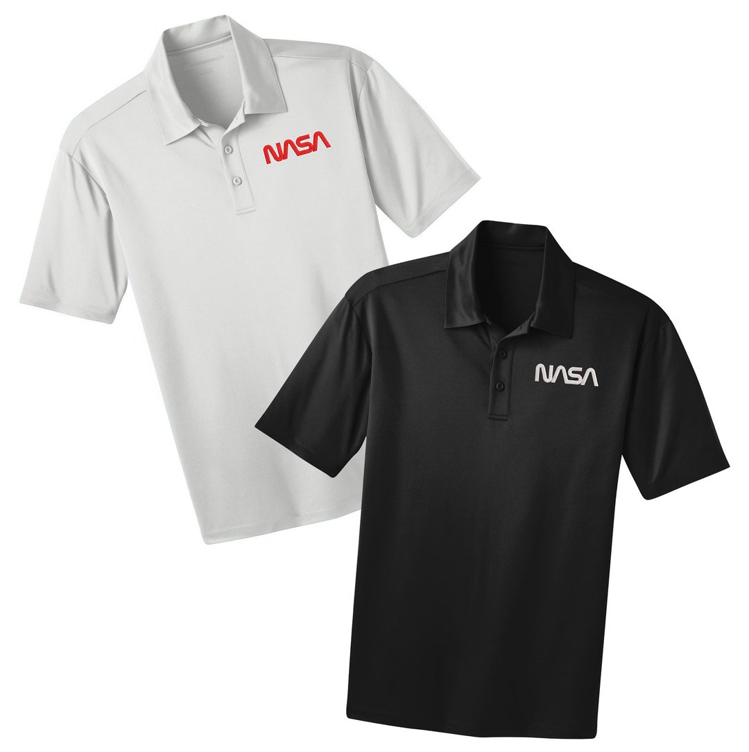 NASA Dri Fit Polo Shirt NASA Dry Fit Polo Shirt Officially - Etsy