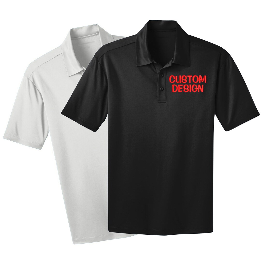 Custom Design Embroidered Dri-fit Polo Shirt, Custom Design Embroidered ...