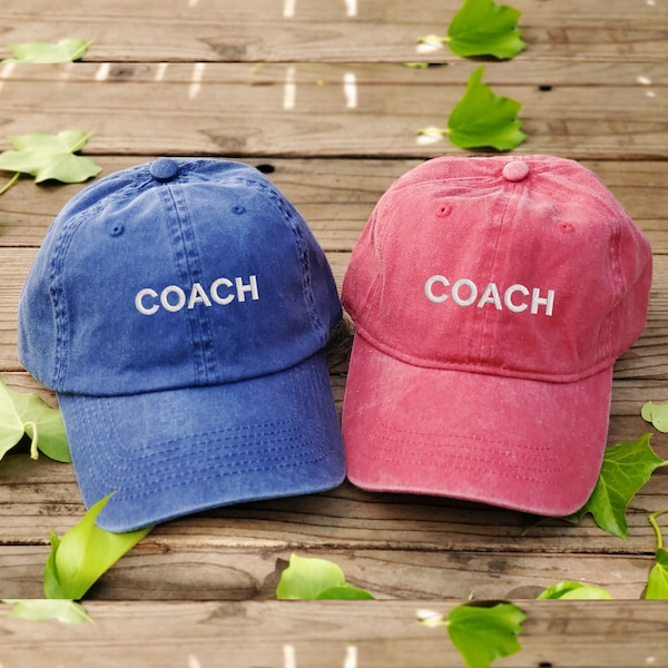 Coach Cap - Etsy