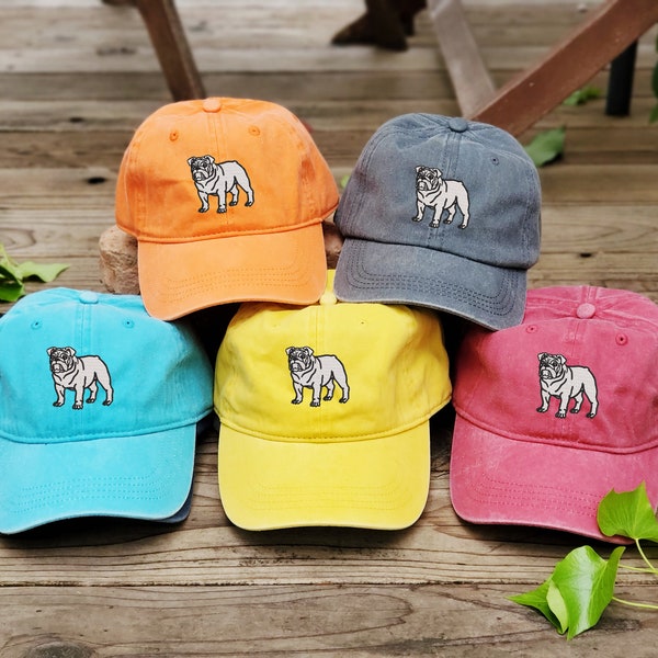 Bulldog Hat - Etsy