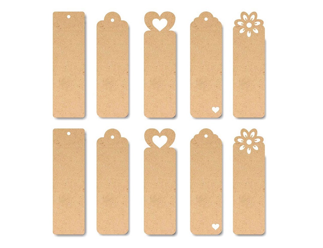 Mandala Dotting Blank MDF Bookmarks With Tassels for Dot Art (pack of 5 ...