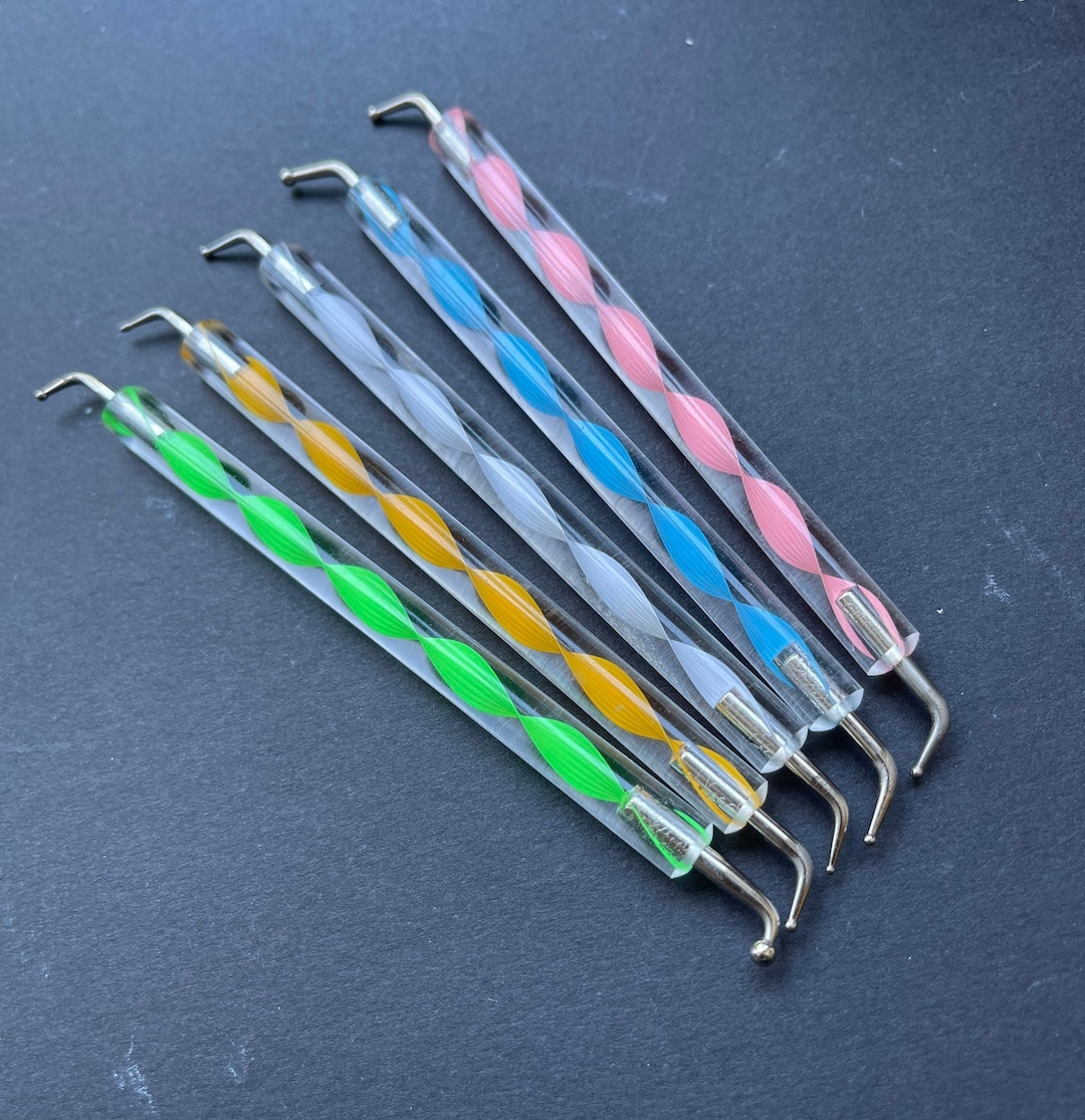Curved Tips -5 Piece Mandala Dotting Tools for Dot Art (set of 5 Pieces ...