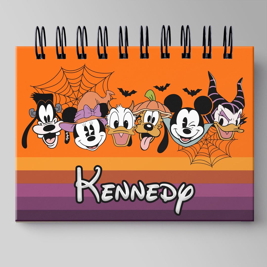 Spooky Disney Halloween Autograph Book – Parks & Cruise Keepsake for ...