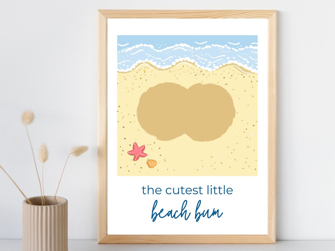 Cutest Little Beach Bum Printable | Baby Summer Craft | DIY ...
