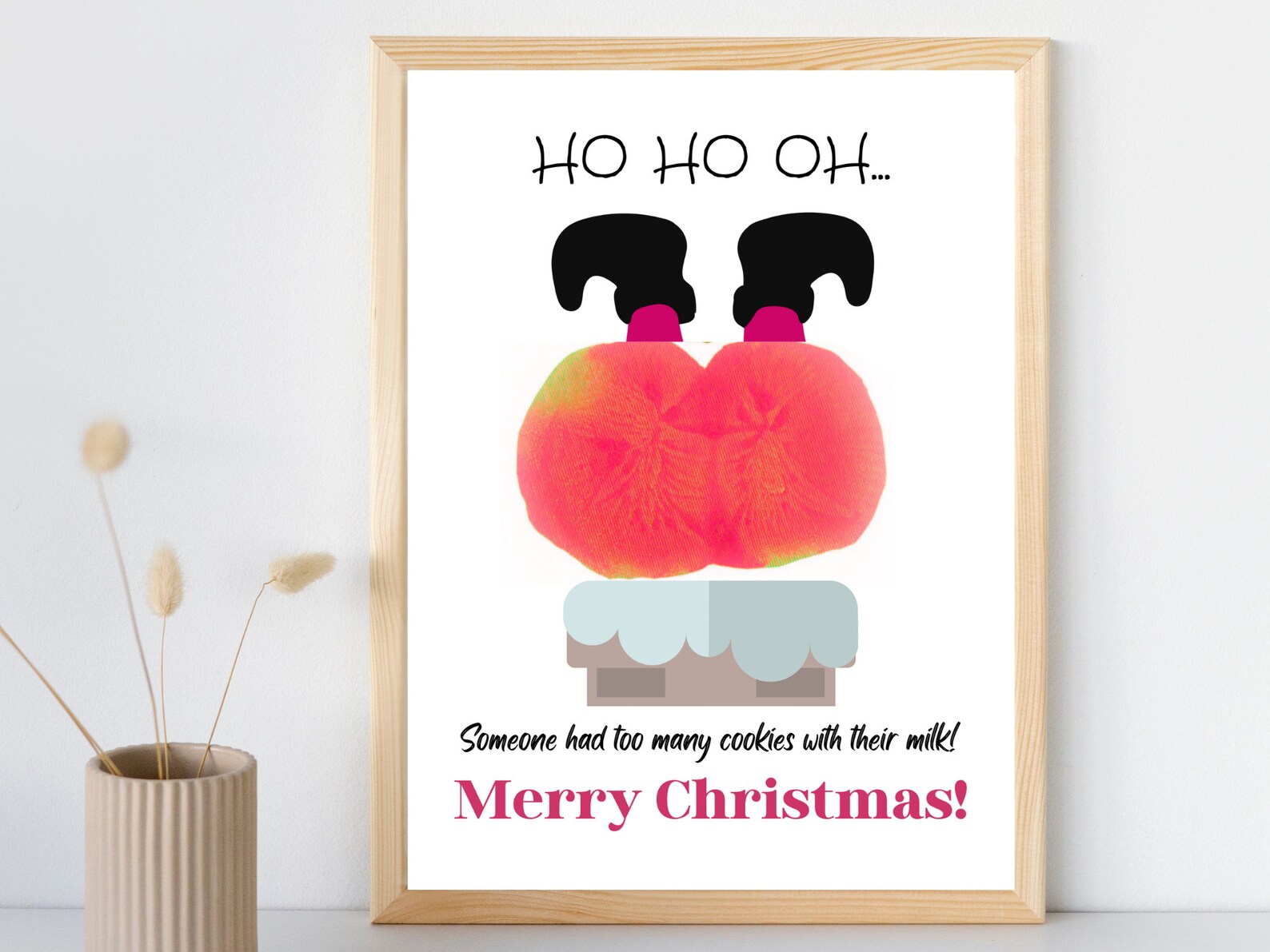Santa Baby Bum Printable | Holiday Children's Craft | Christmas ...