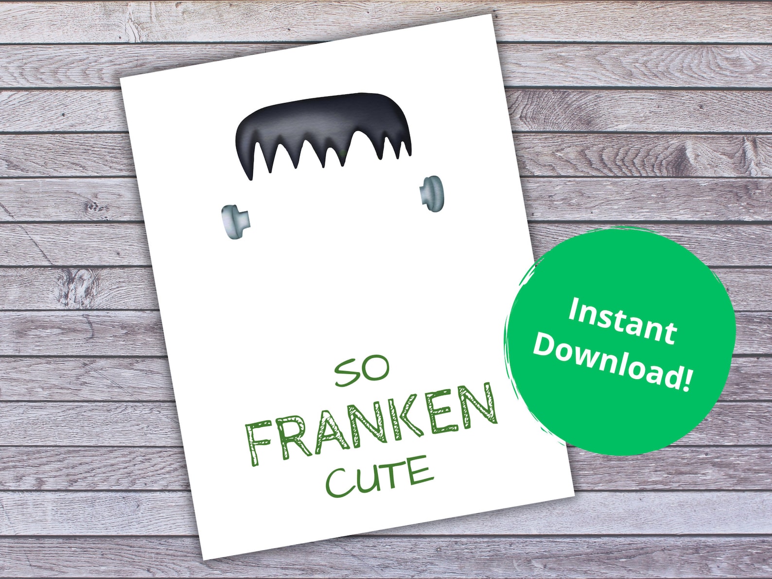 Frankenstein Footprint Art | Halloween Baby Keepsake (PDF Pattern) - Etsy