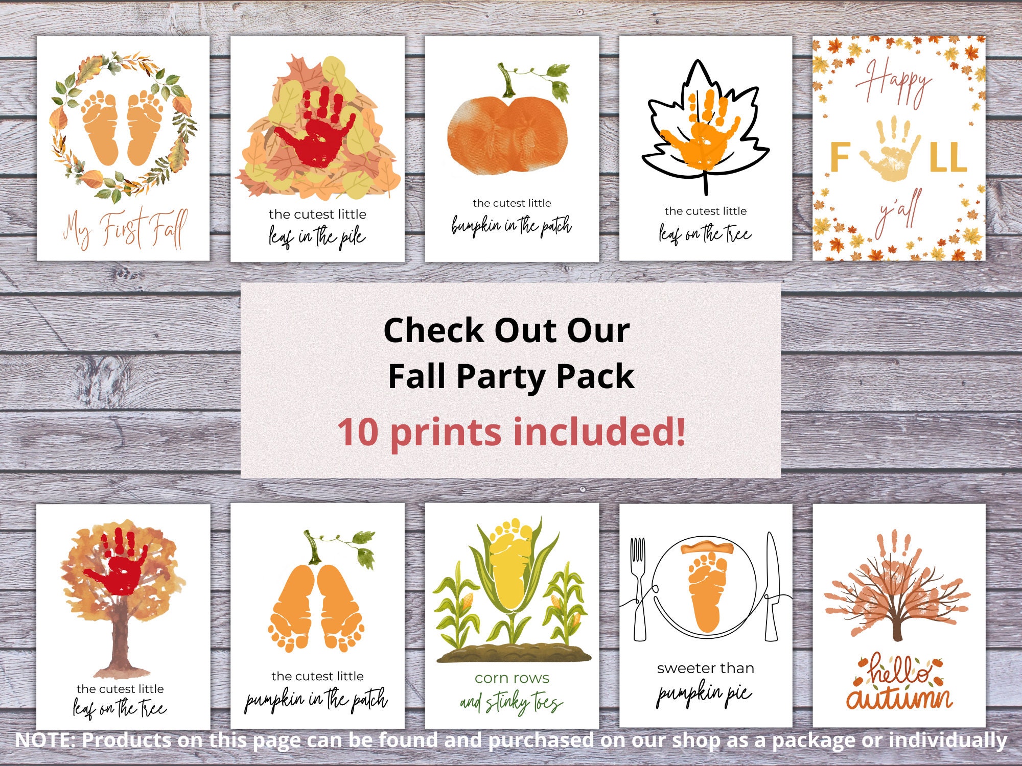 Corn Rows and Stinky Toes Corn on the Cob Printable DIY Fall Baby ...