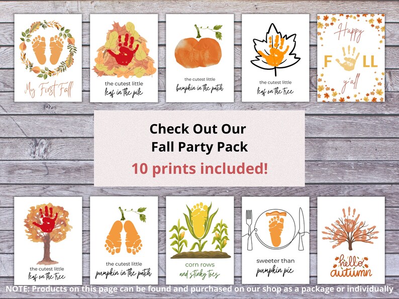 Fall Kids Footprint Pumpkin Keepsake | DIY Autumn Decor (digital ...