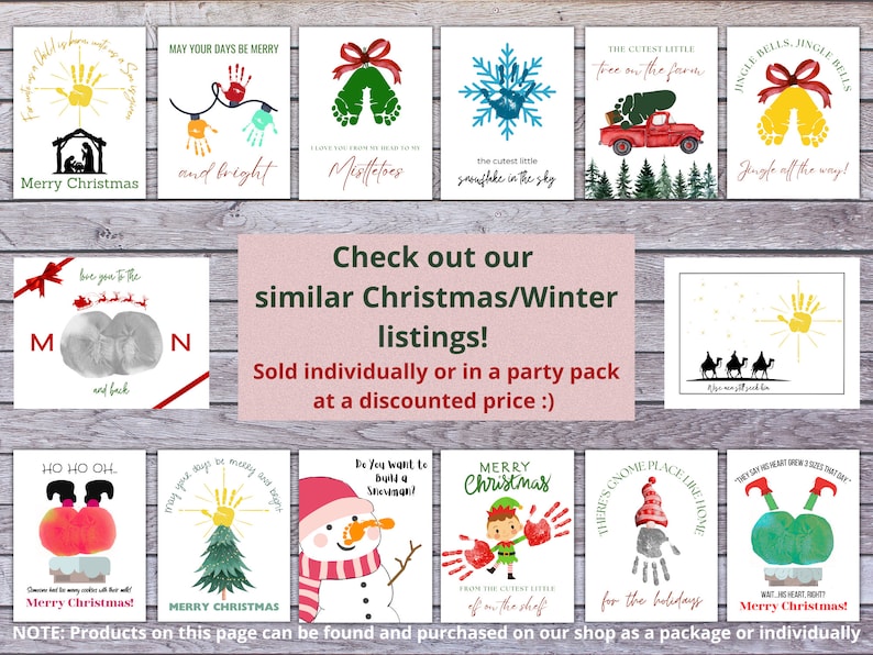 Jingle Bells Footprint Art: DIY Christmas Keepsake (PDF Download) - Etsy