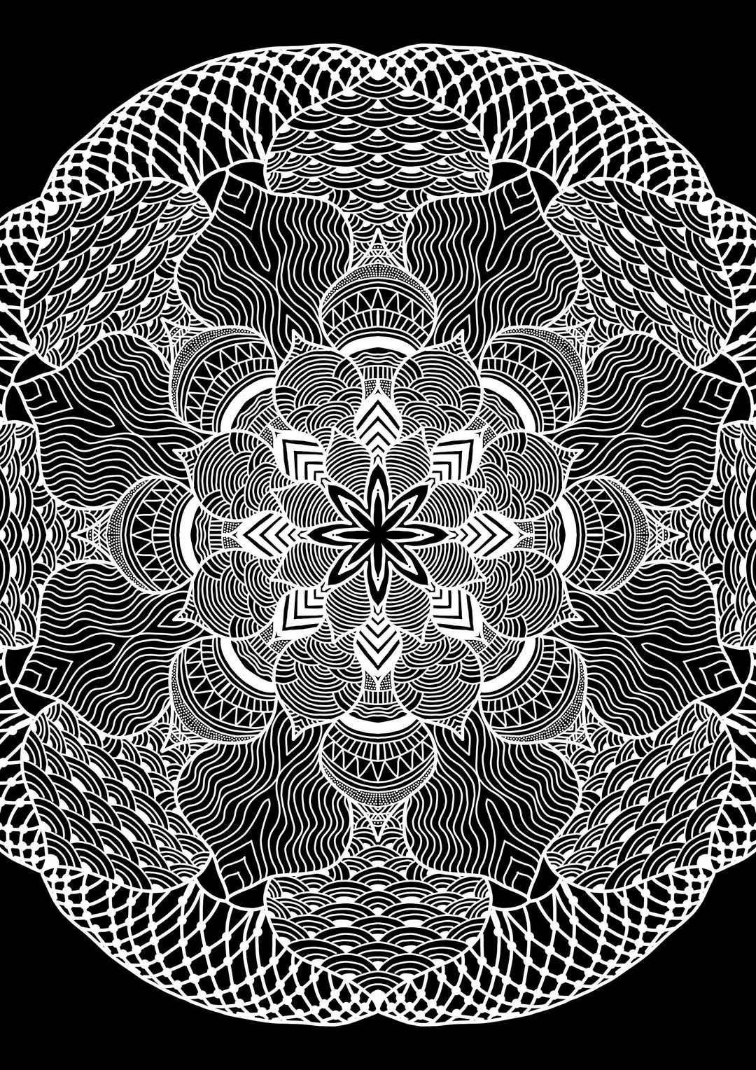 Printable Zentangle 12 - Etsy