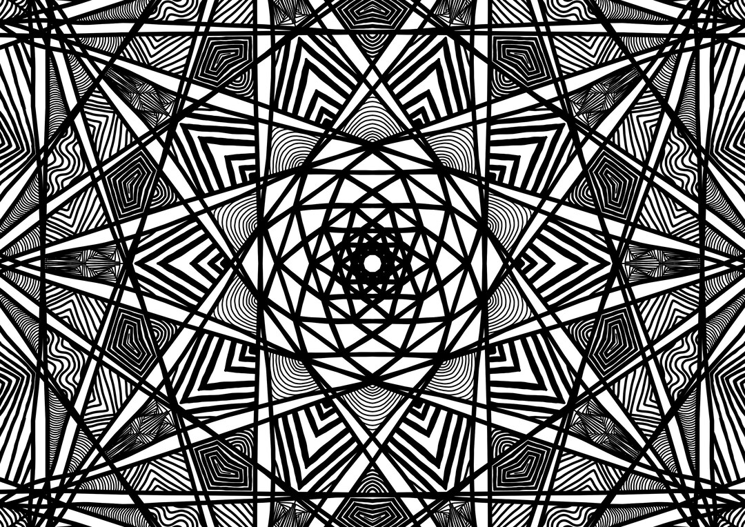 Printable Zentangle 10 - Etsy