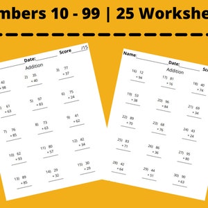 Math Addition Worksheet, 100 Practice Math Worksheets With Answers ...