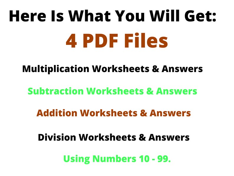 Minecraft Math Worksheets Bundle: 400 Pages of Math Worksheets ...