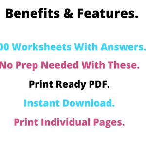 Math Worksheets Bundle: Over 400 Pages of Math Worksheets Including ...