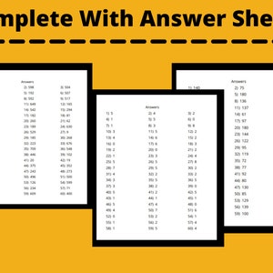 Math Multiplication Worksheets, 400 Practice Math Worksheets With ...