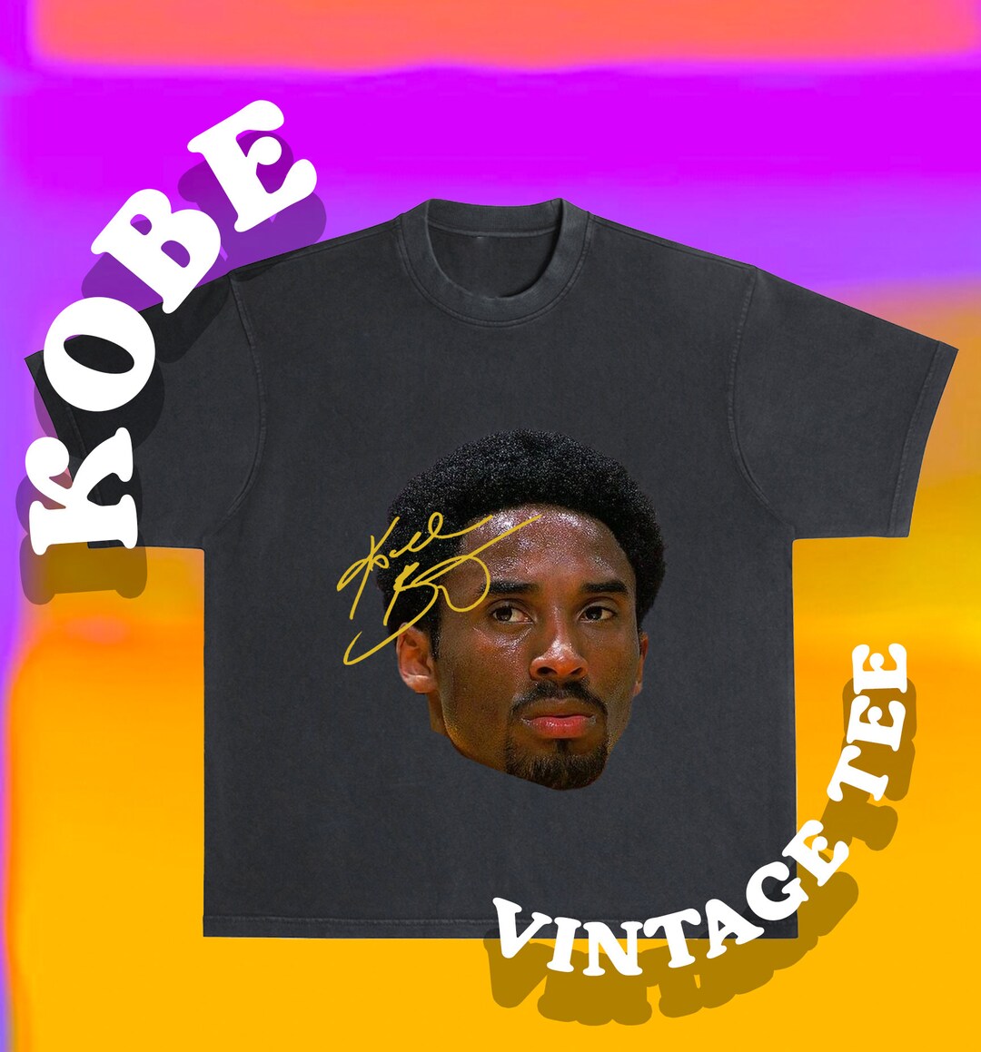 KOBE Unisex Vintage Oversized Tour Merch Shirt Los Angeles Vintage ...