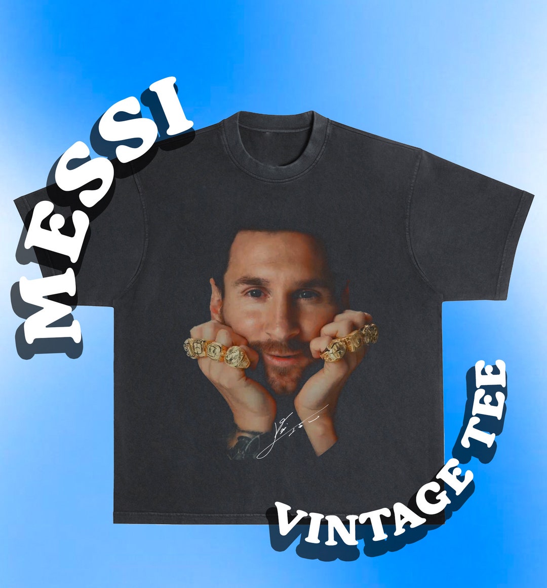 Messi V2 Argentina World Cup Shirt Unisex Vintage Oversized Tour Merch ...