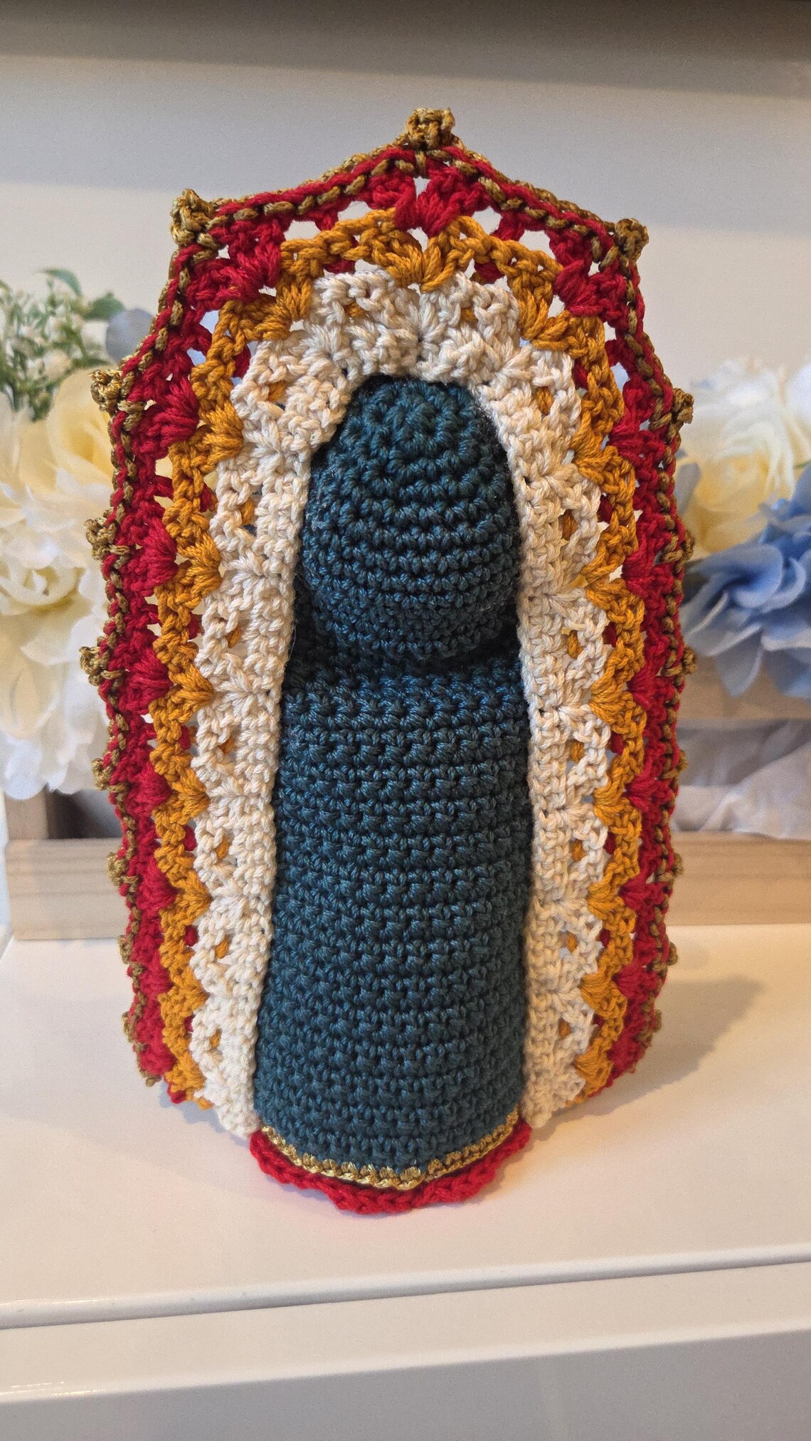 Handmade Crocheted Virgin Mary of Guadalupe Amigurumi Doll - Etsy