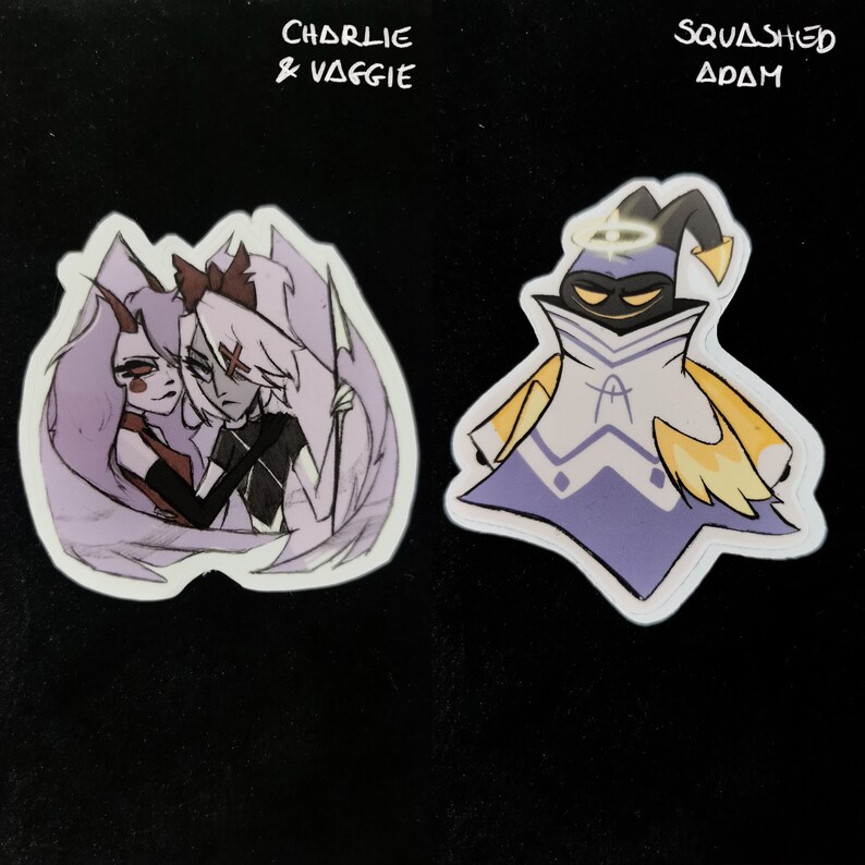 HELLUVAVERSE Fanmade Stickers - Helluva Boss and Hazbin Hotel Fanart ...