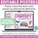 Reading Genre Posters for Classroom Literacy Focus Wall Fiction ...