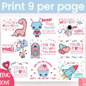 Editable Valentine's Day Cards for Students From Teachers | Fun ...