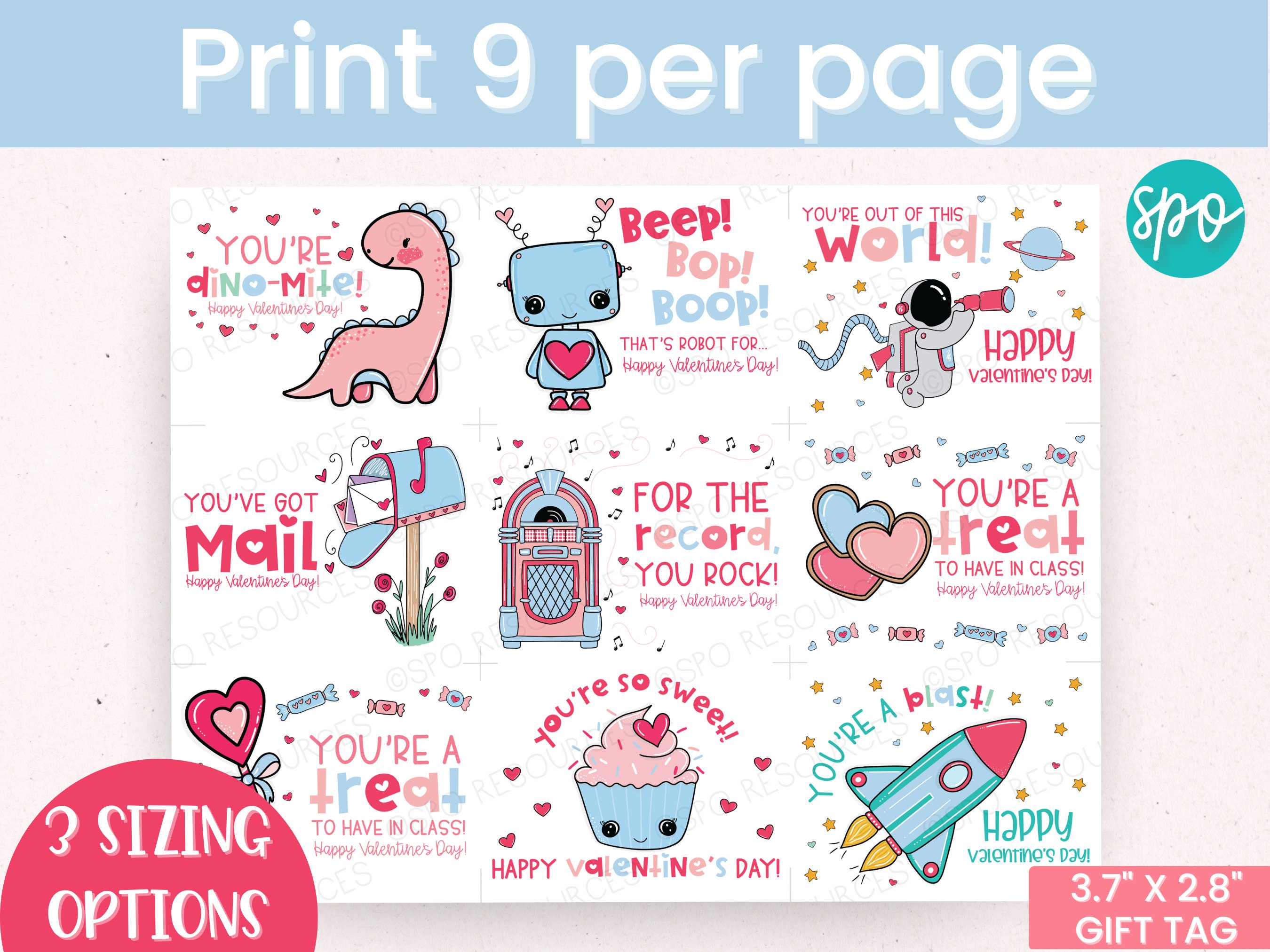 Editable Valentine's Day Cards for Students From Teachers | Fun ...