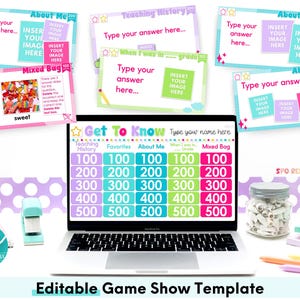 Meet the Teacher Jeopardy Game: Editable Powerpoint & Google Slides ...