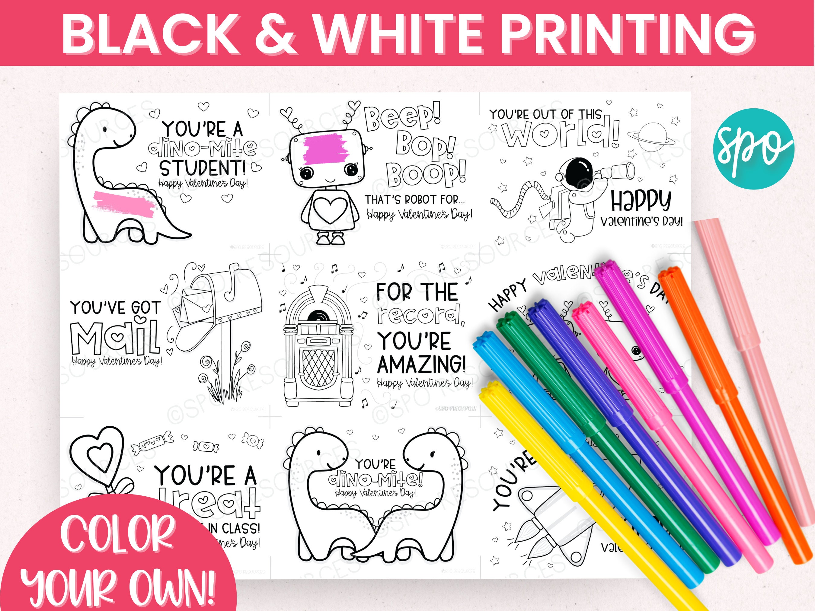 Editable Valentine's Day Cards for Students From Teachers | Fun ...