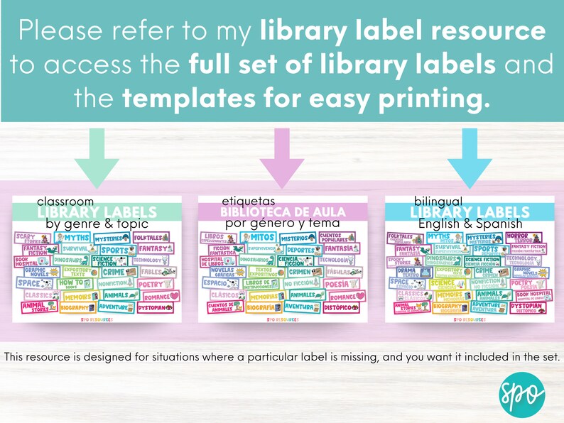 Custom Classroom Library Label: Personalized PNG (digital Download) - Etsy
