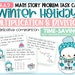 Winter Holiday Math Task Cards Multiplicative Comparison Word Problems ...