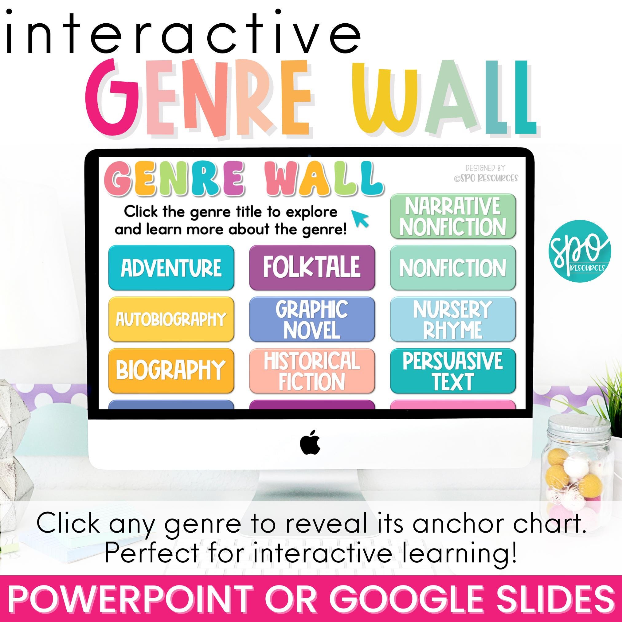 Editable Reading Genre Anchor Charts | Fiction & Nonfiction Posters for ...