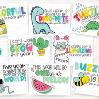 End of Year Thank You Cards & Gift Tag Labels From Teachers to Students ...